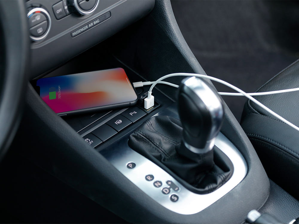 USB Buchse Nachrüstung für VW Golf 6, GTI, R, MK5, Jetta, Scirocco ...